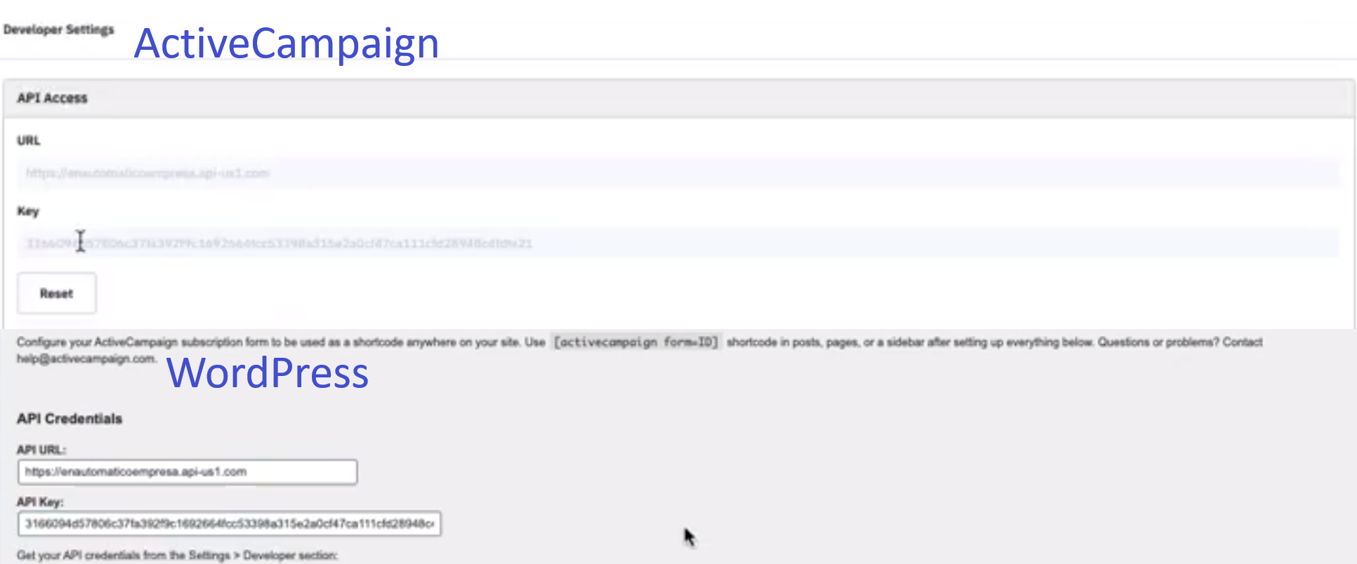 Conectar ActiveCampaign con WordPress (Método Fácil con Plugin) - EnAutomático